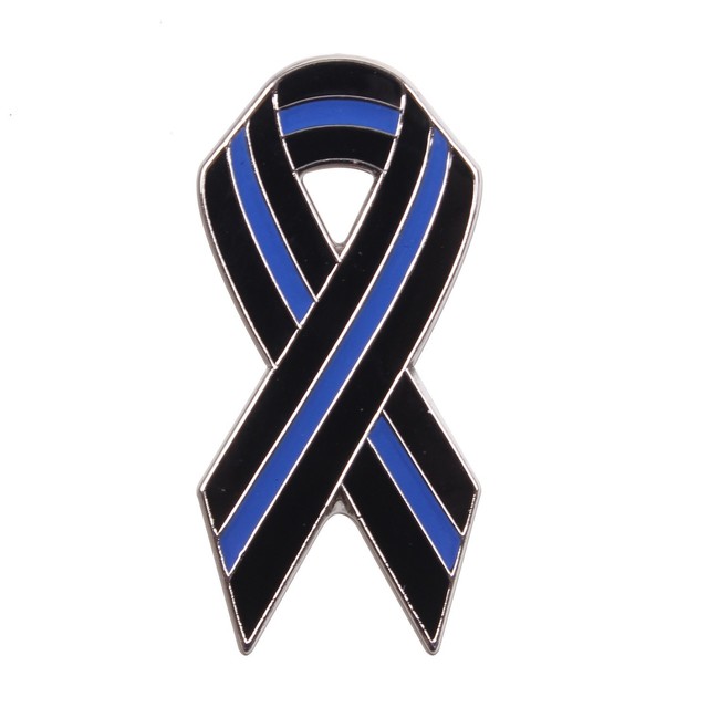 Thin Blue Line Ribbon Pin Support Law Enforcement Rothco 1965 | eBay