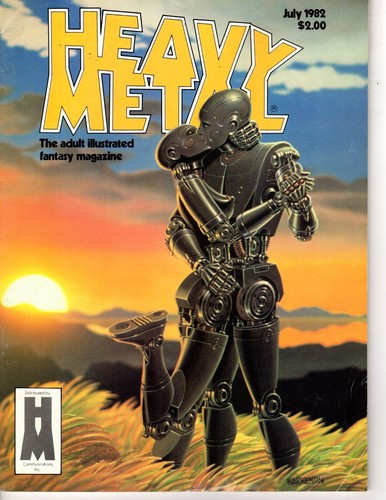 Heavy Metal Vol. 6, # 4 (GD/VG 3.0) July 1982 Robot cover. | eBay