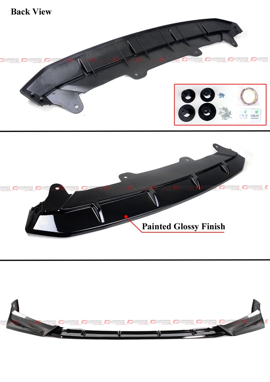 For 2018-20 Honda Accord Modern Steel Metallic ACR Front Bumper Lip Kit ...