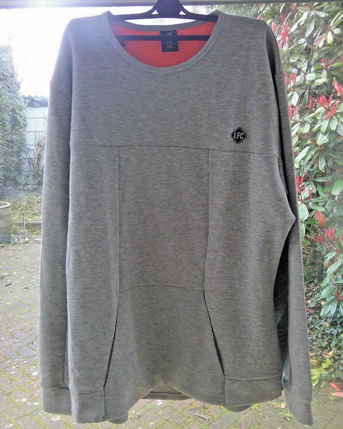 LIVERPOOL F.C. FC GREY JUMPER SWEATER OFFICIAL LFC ME… - Gem