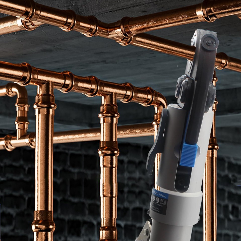 Hydraulic Copper Pipe Press Tool Tube Pipe Fittings Crimping Plumbing ...