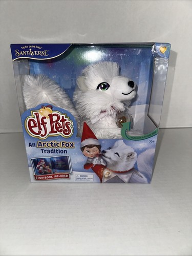 Elf On The Shelf Elf Pets Arctic Fox Tradition Plush Toy & Book ...