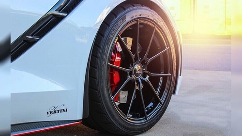 19"/20'' Vertini RFS1.2 Gloss Black Staggered Concave Wheels Corvette ...