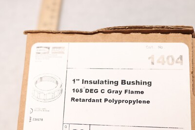 Raco 1404 1" 105D Plastic Insulating Bushing ***4 pcs | eBay