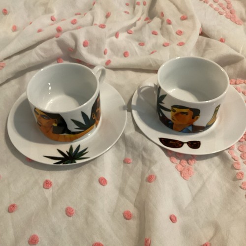 Knuttel Tipperary Crystal Cappuccino/ Tea Cup & Saucer Set Hurricane ...