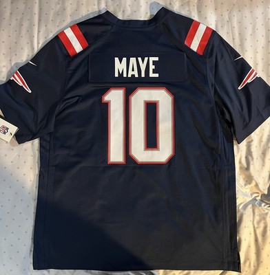Drake Maye New England Patriots NWT Nike Game Jersey Size XXL UPDATED ...