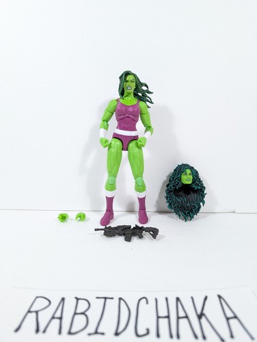 Custom Head Marvel Legends She Hulk Purple Action Figure Retro Wave ...