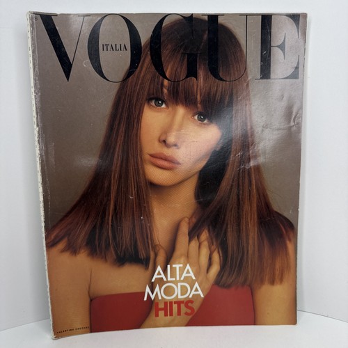 VOGUE Italia Magazine ALTA MODA March 1993 Christy Turlington Carla ...