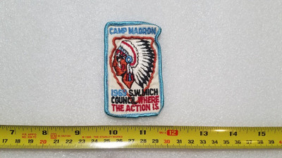 Boy Scout S.W. Michigan Council Camp Madron 1969 Patch | eBay