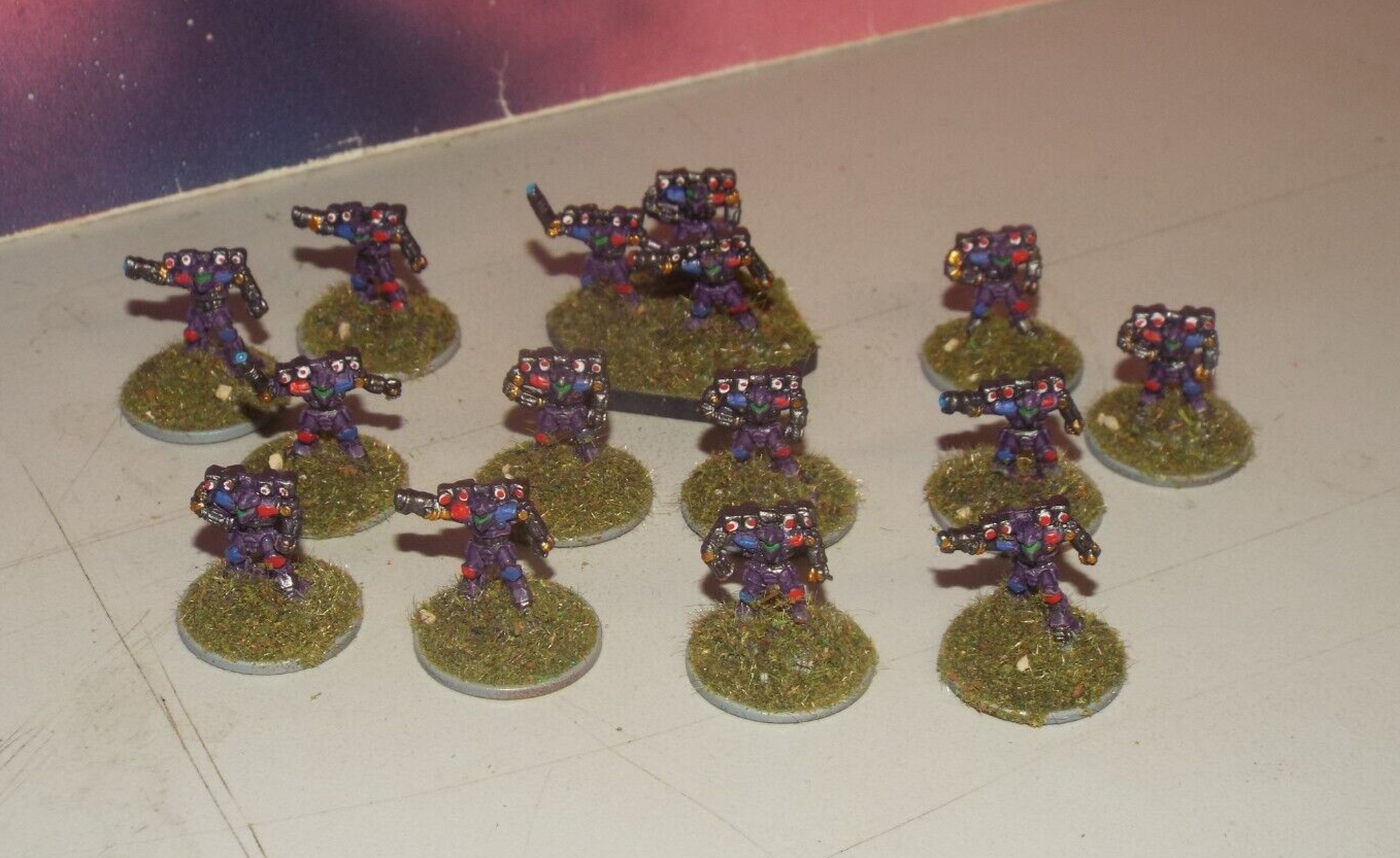 BATTLETECH MARIK MILITIA BATTLE ARMOR SET (RAL PARTHA, 15 MINIS ...