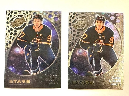 (2) 2022-23 Skybox Metal Universe Connor McDavid Stars #101 Oilers NM ...