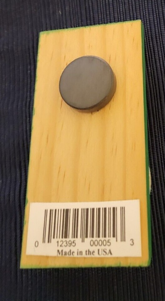 Vtg Baseball Magnet Refrigerator Magnet "American as Baseball and Apple ...