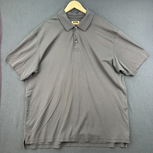 Foundry Shirt Mens 3XLT Gray Short Sleeve Quick Dri Polo Casual Golf ...