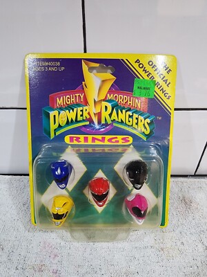 1993 Mighty Morphin Power Rangers Official Power Rangers Rings MIP | eBay