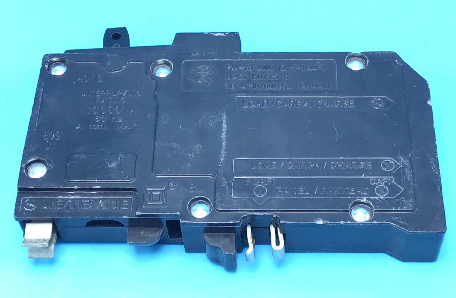 Circuit Breaker Square D QO120PDF 20 Amp Plug On Neutral GFCI/AFCI ...