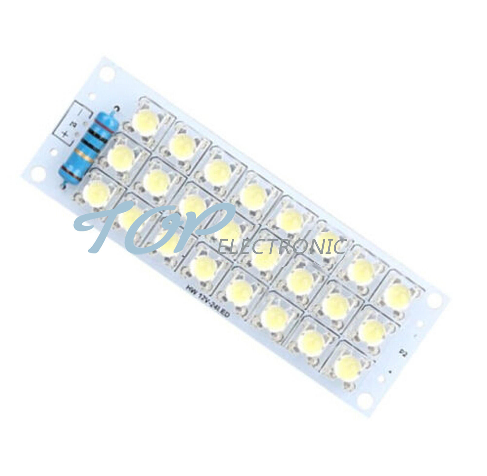 2pcs DC 12V 24-LED Super Bright White Piranha LED board Night LED ...