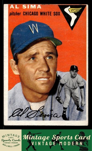 1954 Topps - Al Sima - #216 Chicago White Sox GD/GD+ | eBay