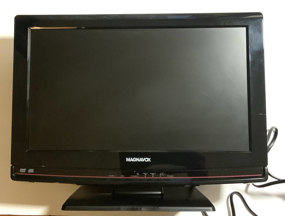 Magnavox 19MD350B/F7 LCD HD TV with Built-In DVD Player and HDMI Remote ...