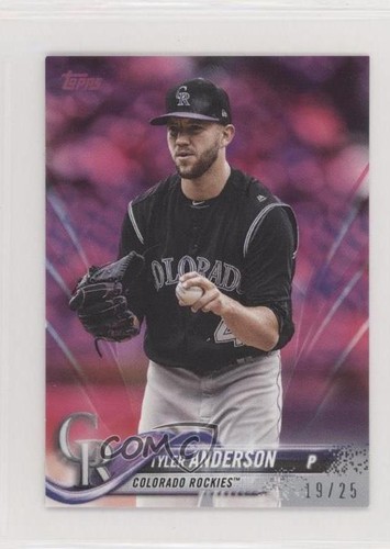 2018 Topps Mini Pink /25 Tyler Anderson #668 Rookie RC | eBay