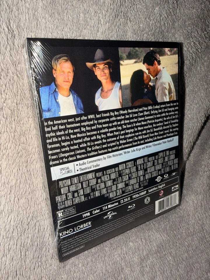 Hi-Lo Country, Blu-ray, 1998, Woody Harrelson, w/ slipcover | eBay