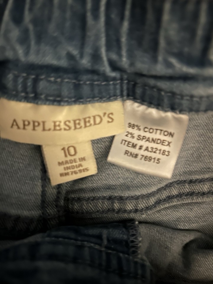 Appleseeds Straight Leg Pull Up Jeans. Sz. 10. NWOT. | eBay