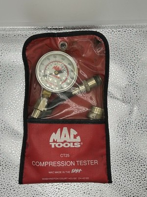 MAC Tools CT25 Cylinder Compression Tester in Pouch USA Made - Heavy ...