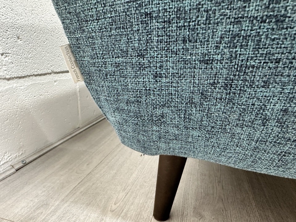 DFS French Connection Zinc Teal Corner L-Shape Sofa Delivery Available ...