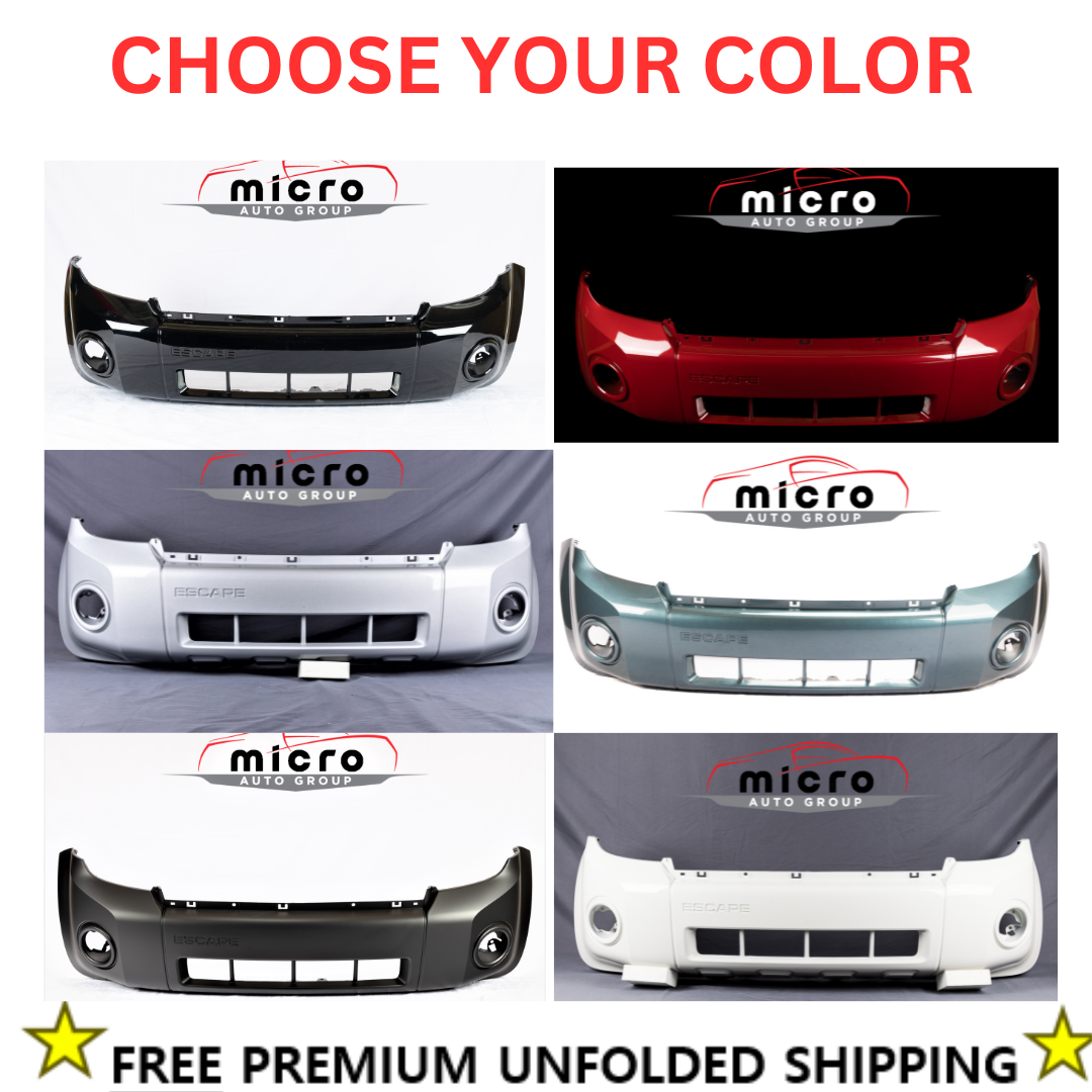 NEW FRONT BUMPER FOR 2008-2012 FORD ESCAPE PAINTED *CHOOSE YOUR COLOR ...