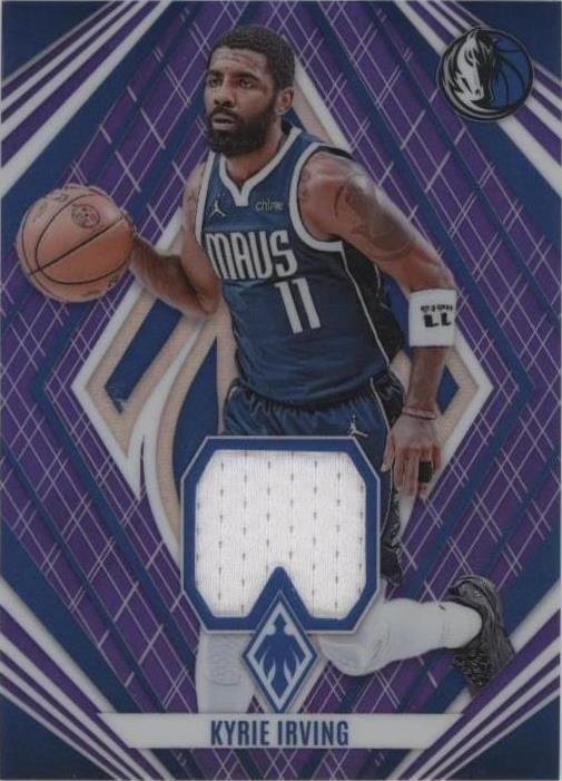2023-24 Panini Phoenix - Veteran Materials Kyrie Irving #VM-IRV Purple ...