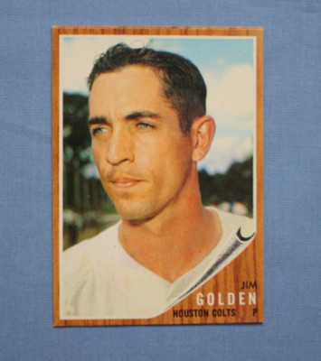 1962 Topps Jim Golden #568 high number nm-mt high gloss Houston Colt 45 ...