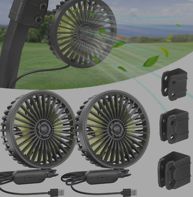 10L0L Golf Cart Fan Portable Fans USB Powered for Yamaha EZGO Club Car ...