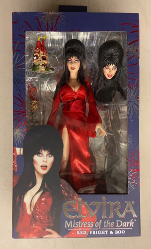 Neca Elvira Mistress of the Dark 8" Figure Red Fright & Boo Cassandra ...
