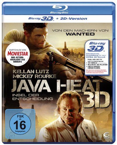 Java Heat - Insel der Entscheidung (inkl. 2D Version) [Blu-ray 3D] Kellan, Lutz, | eBay