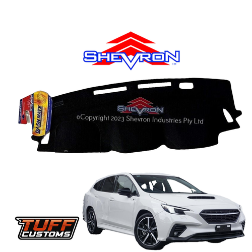 Shevron BLACK DASH MAT for Subaru WRX VB VN w/ HUD 2/2022-2025 1668D ...