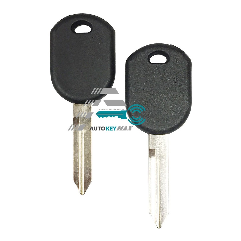 2 New Replacement Uncut Transponder chip Key For Ford F-150 Focus ...