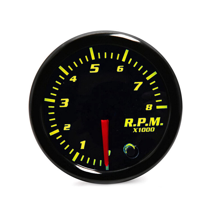52mm Tacho Gauge 7 Color 2-1/16" Tachometer Tacho Meter GaugeW/CUP 0 ...