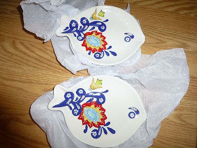 Ariel Fish Plates (Lot of 4) - NEW | eBay