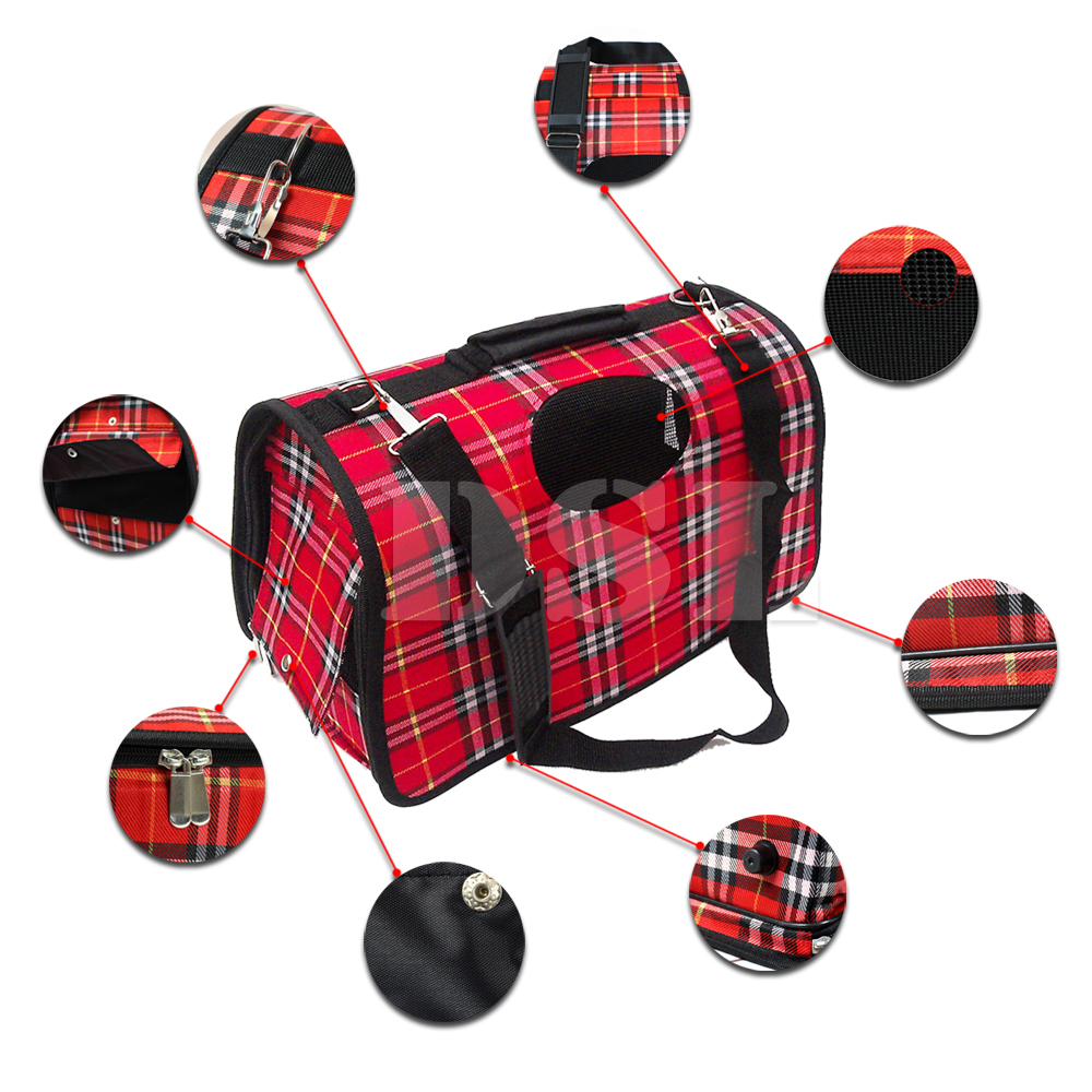 Pet Dog Cat Puppy Portable Travel Carry Carrier Tote Cage Bag Crates ...