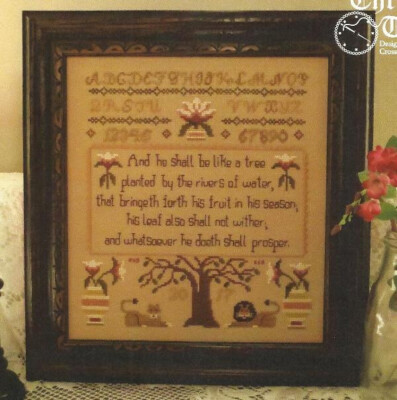 Cross Stitch Sampler Pattern PROSPERITY SAMPLER from Stitches Through ...