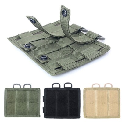Tactical HOOk&LOOP Molle Patch Board Panel Nylon Attachement Modular ...