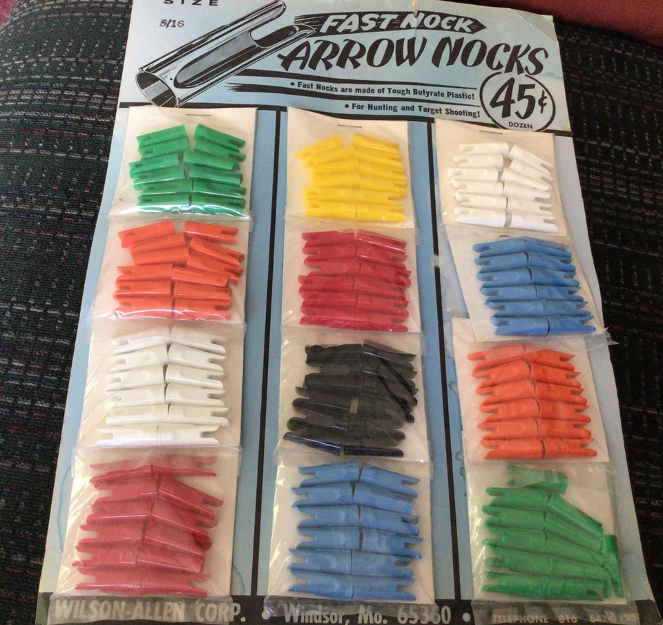 Vintage FAST NOCKS ARROW NOCKS for Hunting Target Shooting | eBay