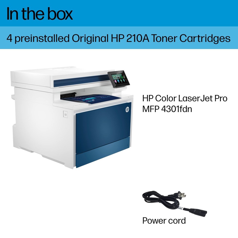 HP Color LaserJet Pro MFP 4301fdn Printer Very Good | eBay