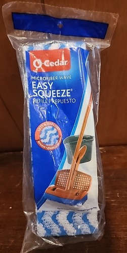 O Cedar Easy Squeeze Sponge Mop Refill Microfiber Wave Sponge ...