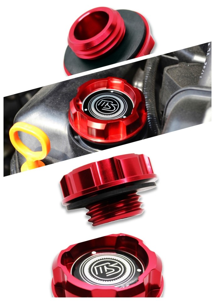 Red Aluminum ENGINE Oil Cap For Mazda RX8 RX7 MIATA PROTEGE 626 323 ...