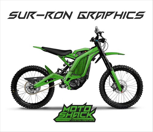 Snake Skin Green Graphics Kit for Sur-Ron Light Bee X Surron Wrap ...