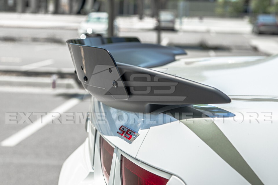ZL1 Style GLOSSY BLACK Rear Trunk Lid Wing Wickerbill Spoiler For 10-13 ...