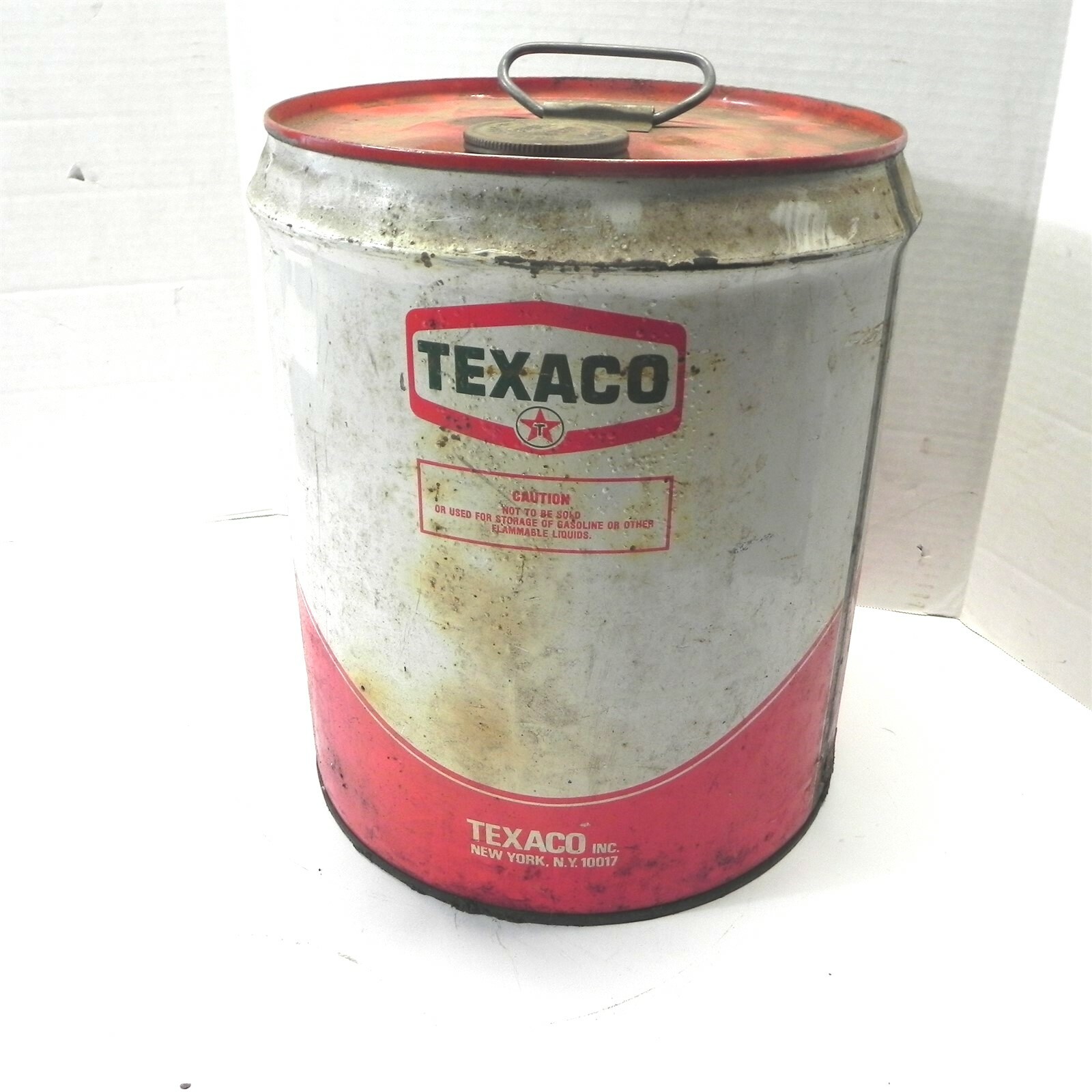 VINTAGE TEXACO ALMAG OIL 5 GALLON CAN EMPTY | Grelly USA