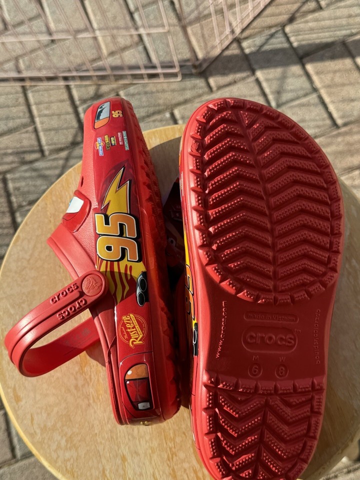 Clog Crocs Classic Lightning McQueen Cars Size Men 6 (women 8) | eBay
