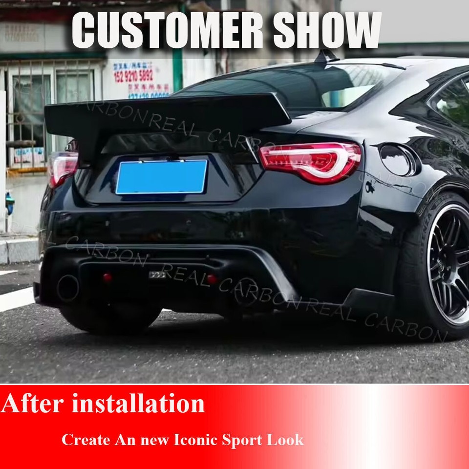 Rear Spoiler Trunk Duckbill Wing Fit For Toyota GT86 Subaru BRZ Scion ...