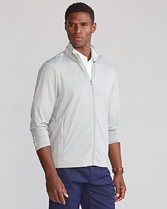 Polo Ralph Lauren RLX Golf Long-Sleeve Stretch Mesh Jacket Color Gray ...